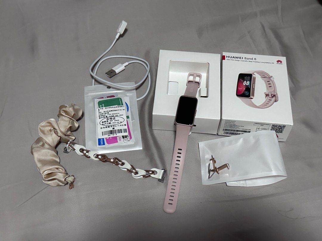 Huawei Band 8 Sakura Pink, Mobile Phones & Gadgets, Wearables & Smart ...