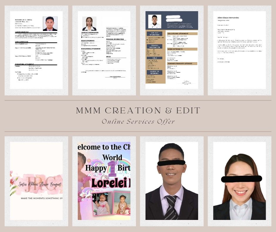 ID Picture Formal Attire | Resume | Layout |, Everything Else, Others ...
