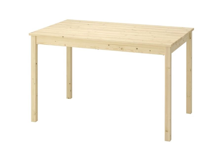 IKEA INGO, Pine wood table , 120x75 cm,, Furniture & Home Living ...
