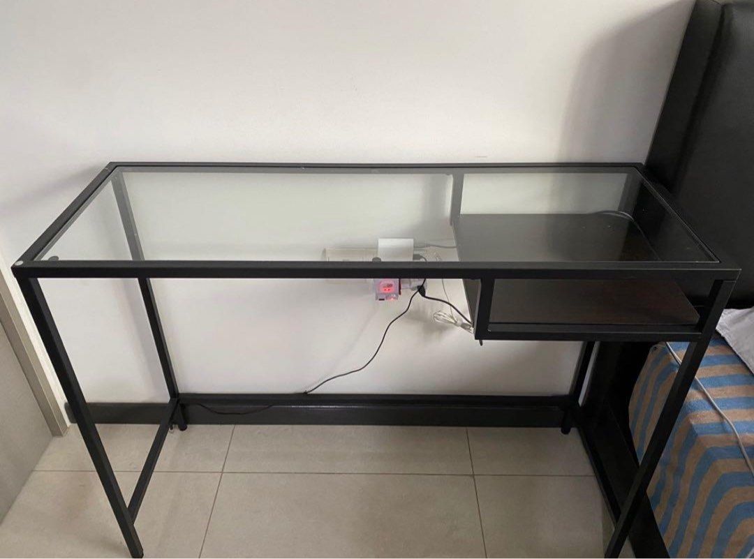 IKEA vittsjo computer table, Furniture & Home Living, Furniture, Tables ...