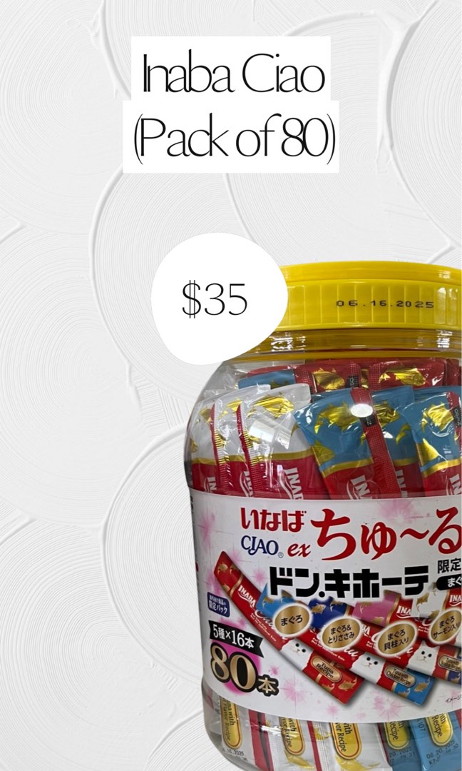 Inaba Ciao Churo, Pet Supplies, Pet Food on Carousell