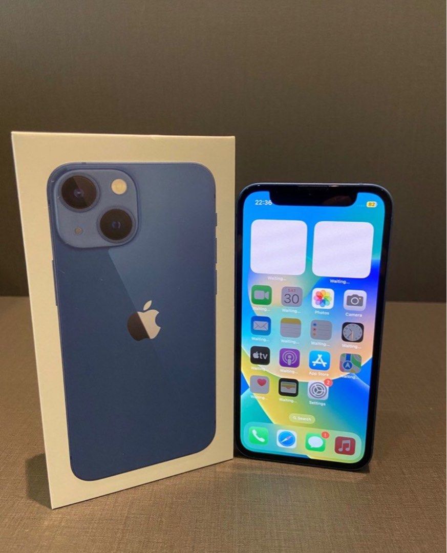 iPhone 13 Mini 128GB Storage Blue Colour Apple 13 Series, Mobile Phones ...