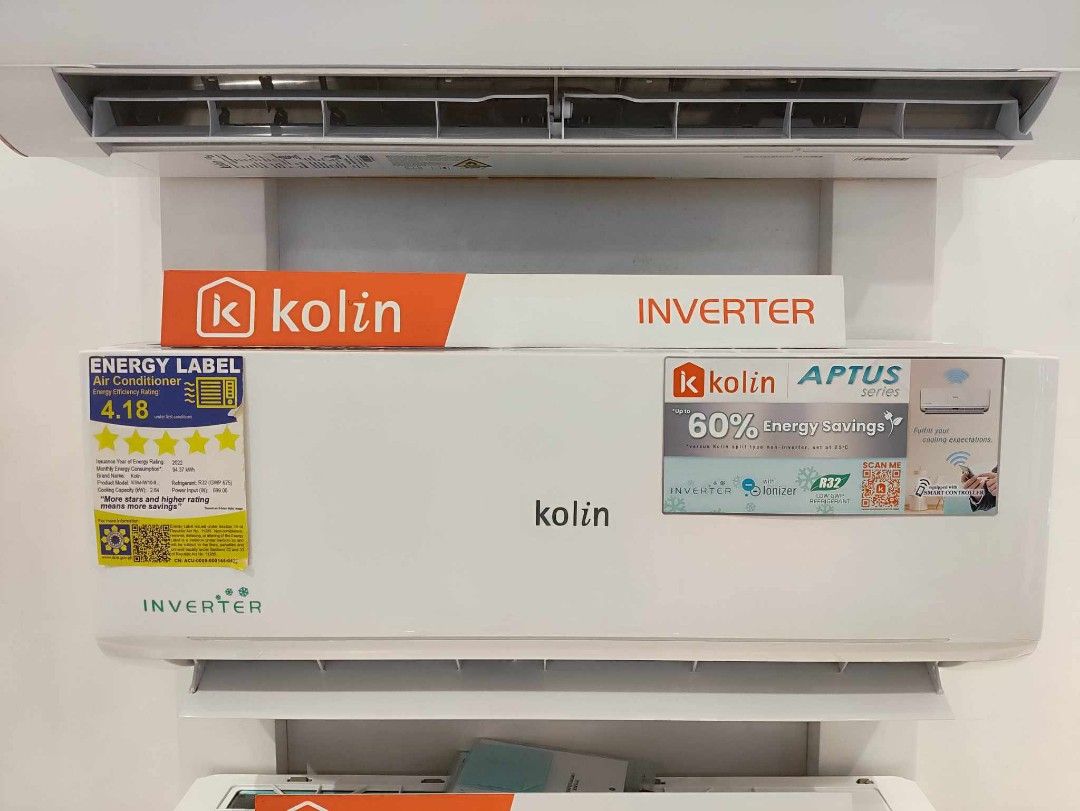 Kolin Split Type Non Inverter and Full DC Inverter Air-conditioner, TV & Home Appliances, Air ...
