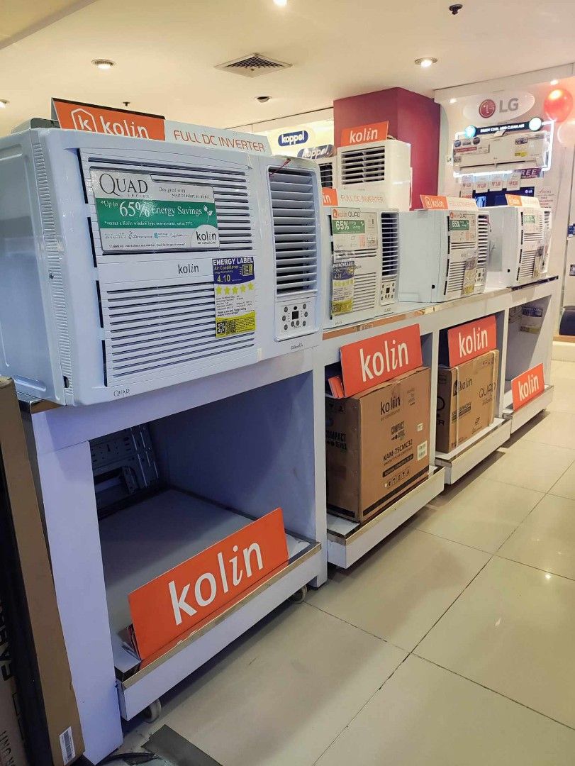 Kolin Window Type Non Inverter and Full DC Inverter Air-conditioner, TV ...