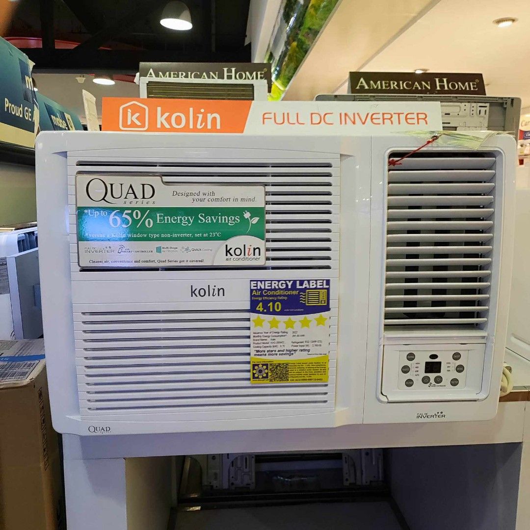 Kolin Window Type Non Inverter and Full DC Inverter Air-conditioner, TV ...