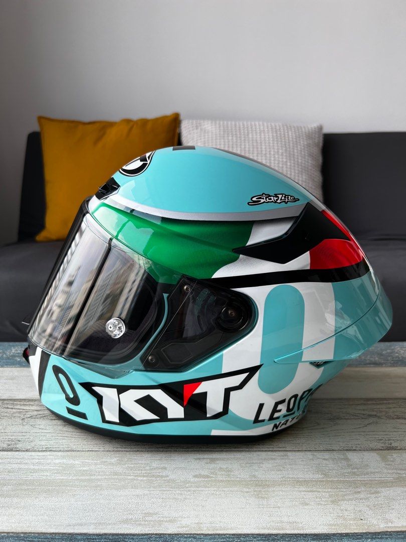 KYT Leopard TT Course Full Face Helmet, Motorcycles, Motorcycle Apparel ...