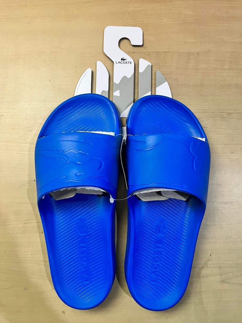 Lacoste slides, Men's Fashion, Footwear, Slippers & Slides on Carousell