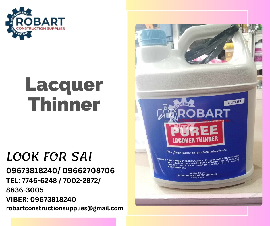 Lacquer Thinner, Commercial & Industrial, Construction Tools ...
