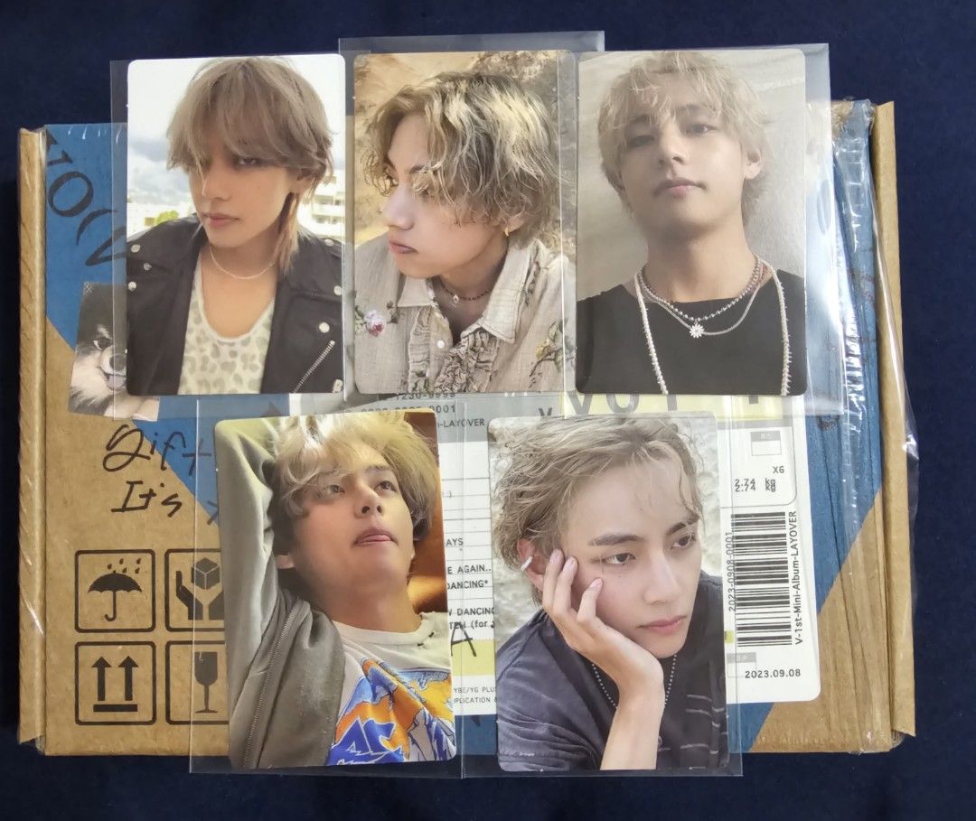 Layover Album blue version photocards, Hobbies & Toys, Memorabilia ...