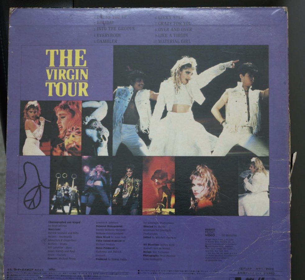 LD. Madonna Live. The Virgin Tour, Hobbies & Toys, Music & Media, CDs ...