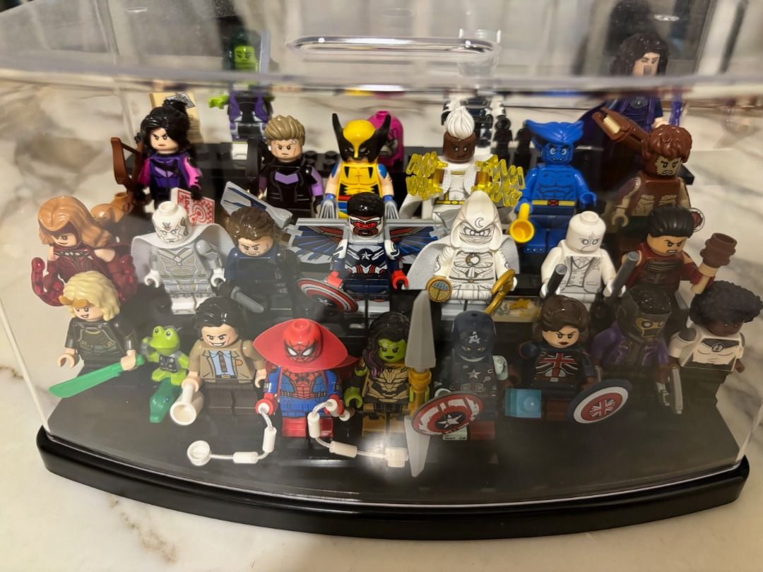 LEGO 71031及71039 Minifigures Marvel series 1&2 (全套24隻連盒), 興趣及遊戲, 玩具 ...