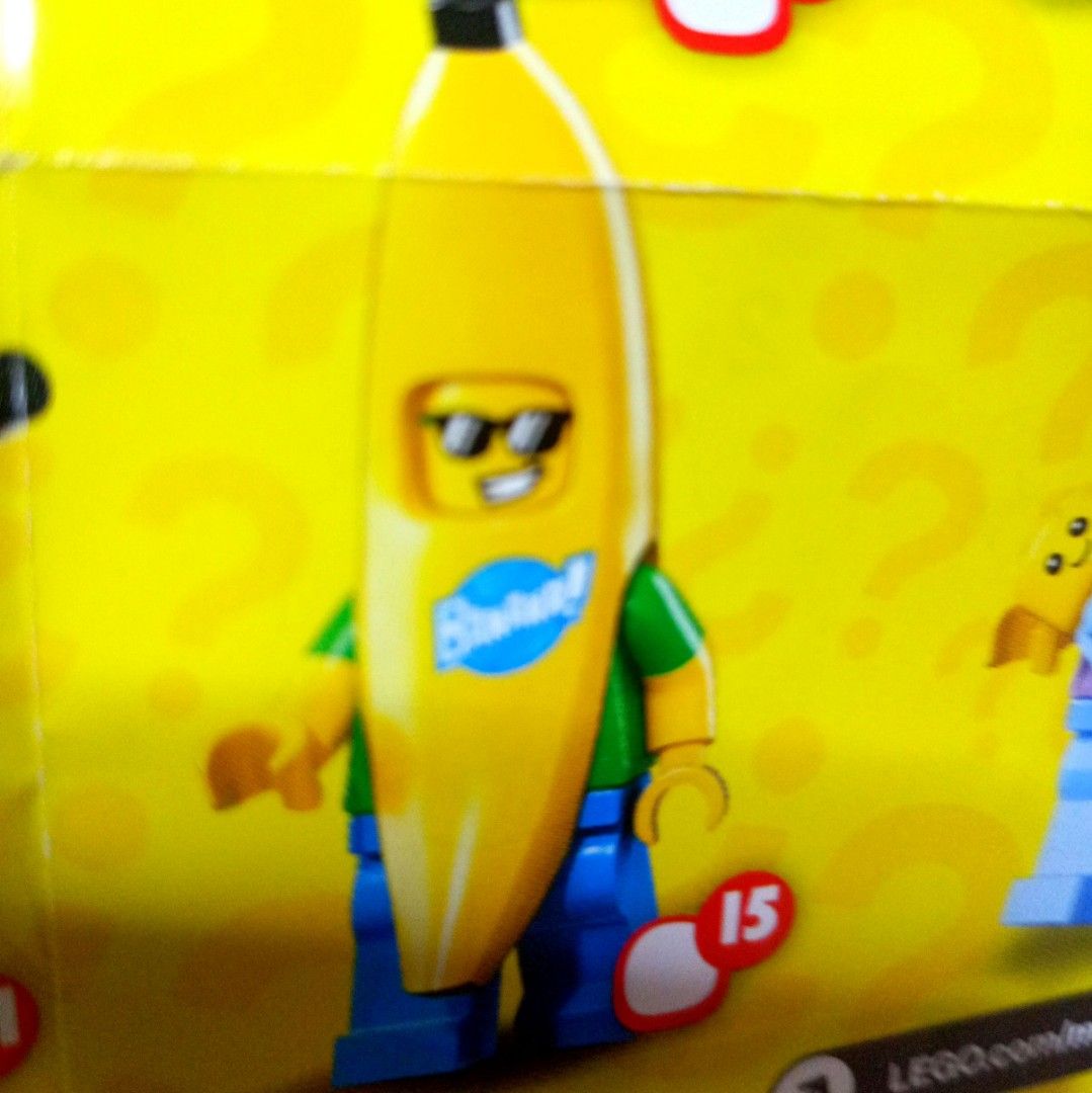 Lego banana suit minifigure, Hobbies & Toys, Toys & Games on Carousell