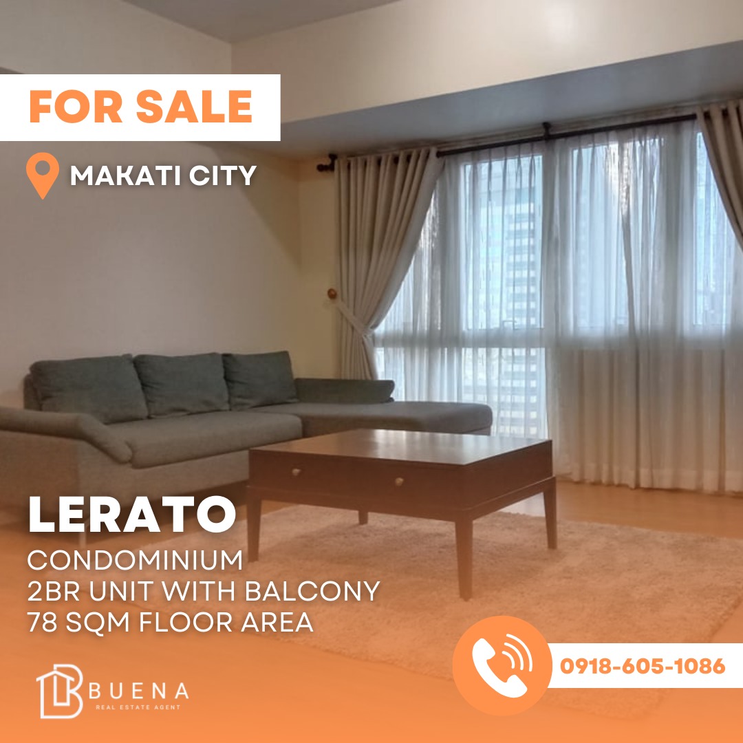 Lerato Tower by Alveo Land at Makati City - 2BR Unit at 78 sqm - For ...
