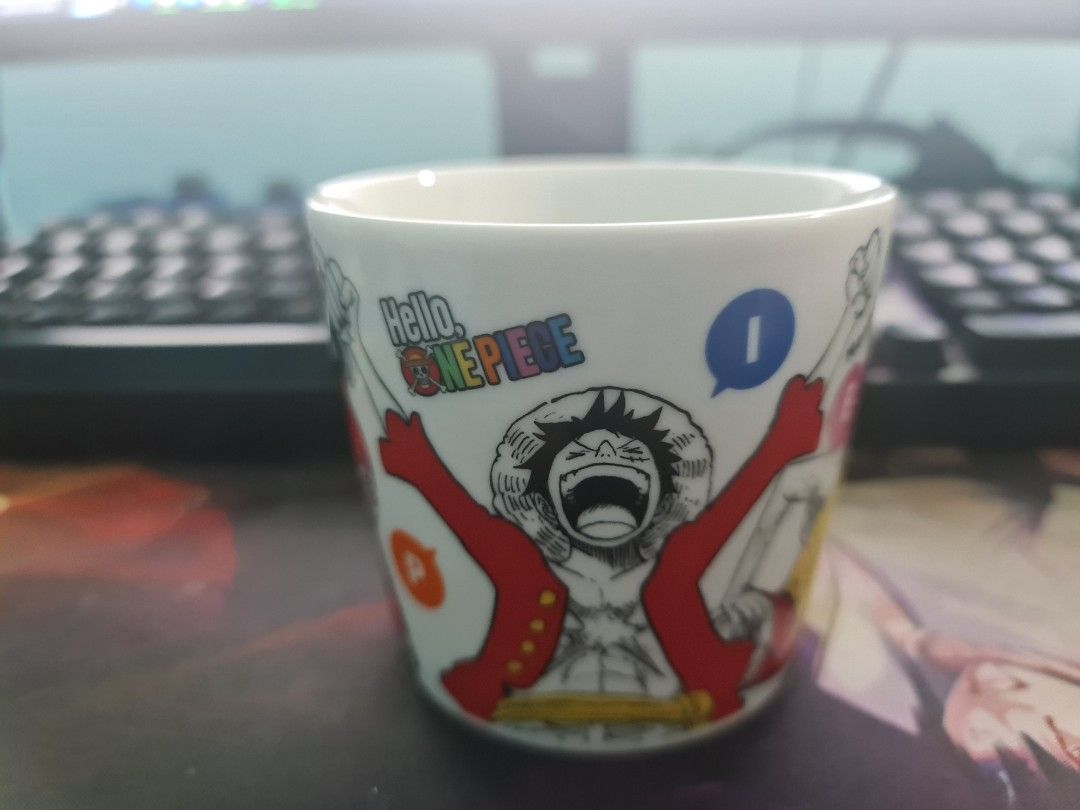 Luffy One Piece Mug Original, Hobbies & Toys, Toys & Games on Carousell