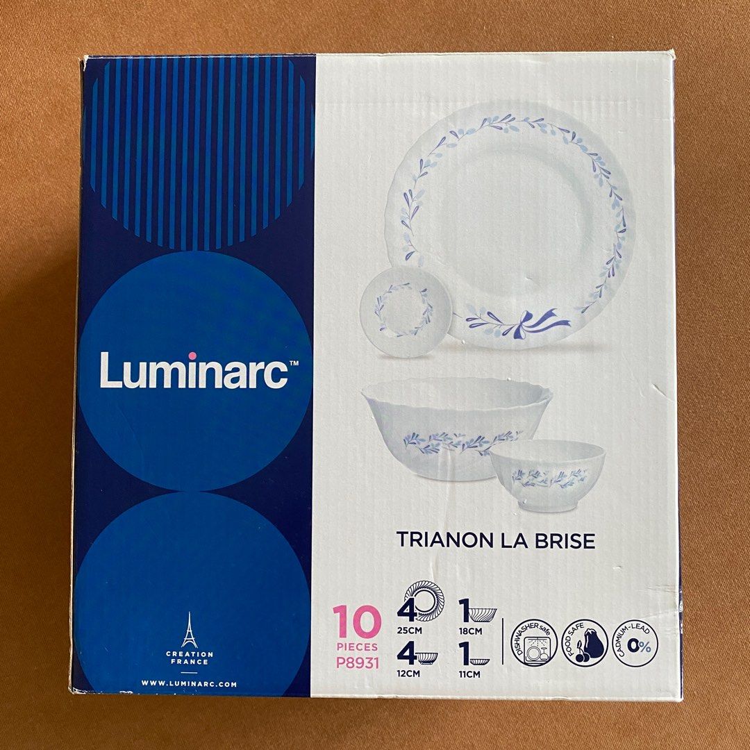 Luminarc Dinnerware with Classic Pattern, Furniture & Home Living ...