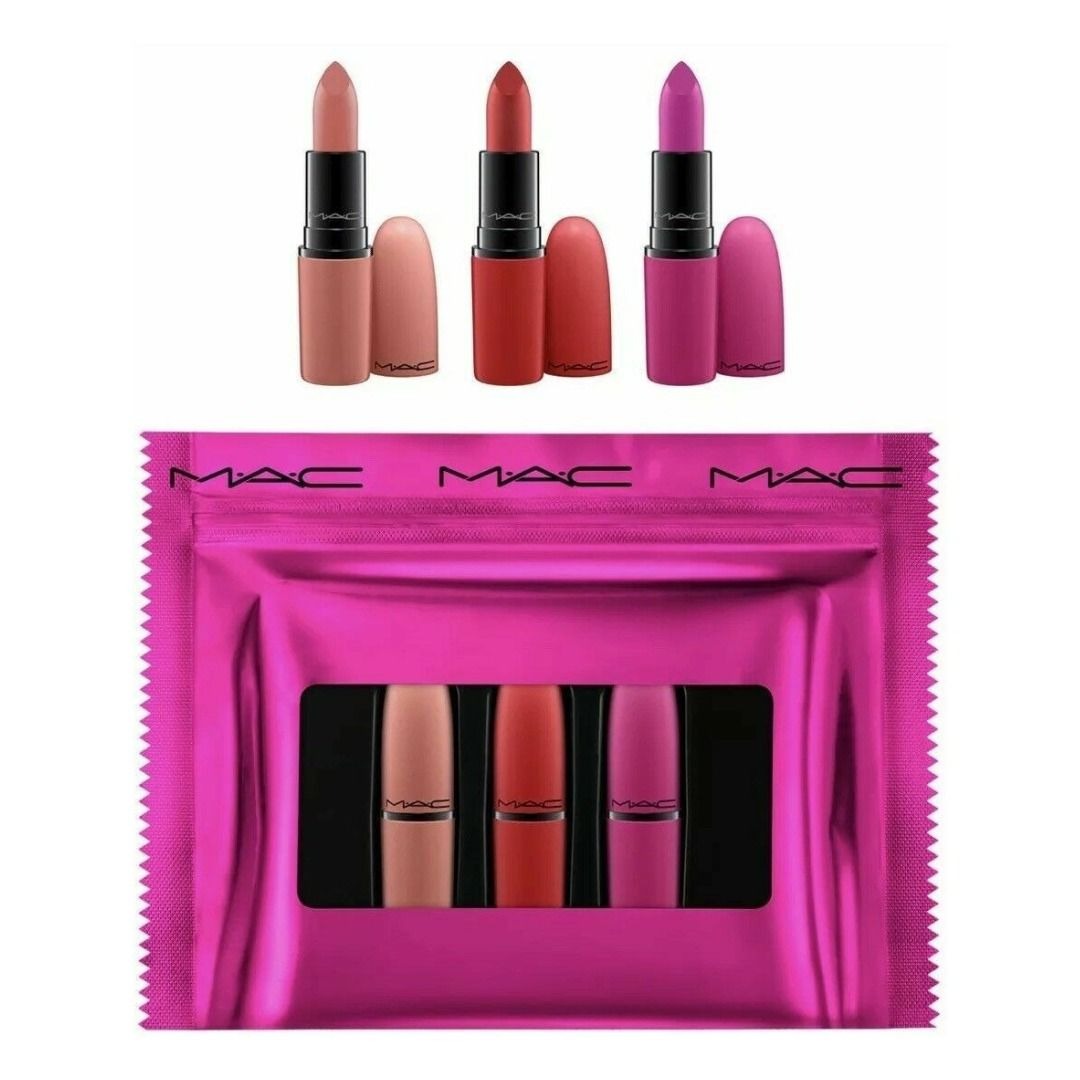 MAC Cosmetics Shiny Pretty Things Lip Trio Kit, Beauty & Personal Care ...