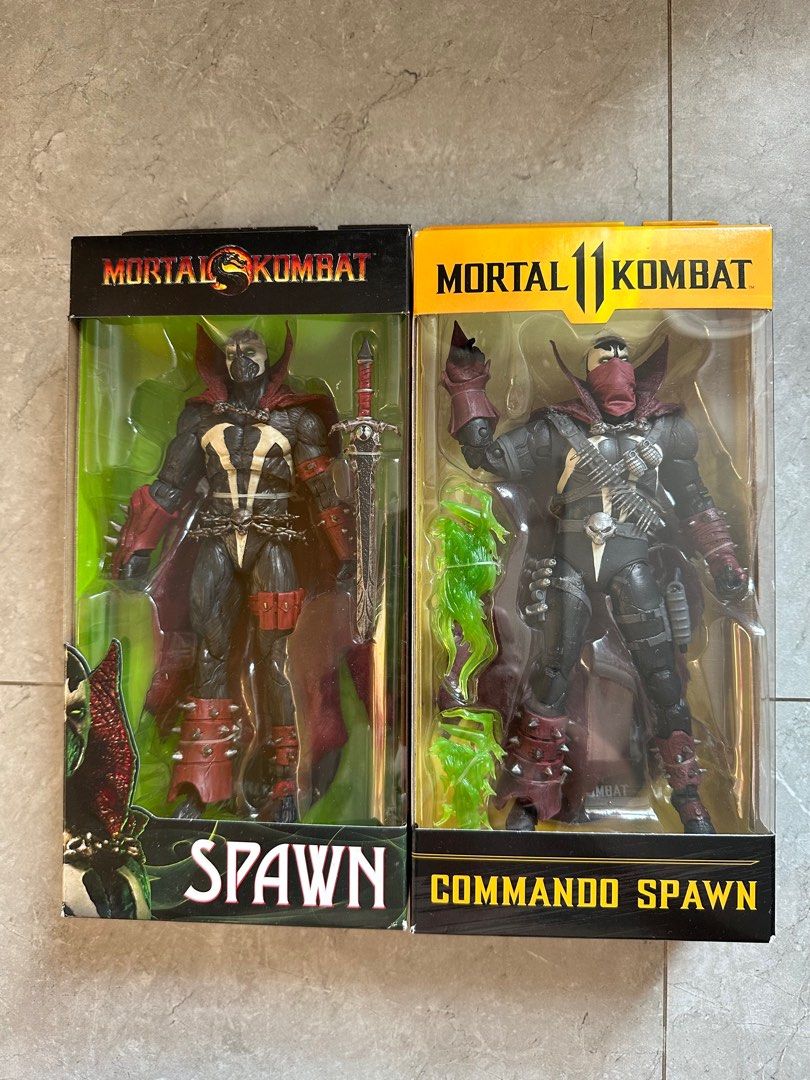 MacFarlane Spawn Set: Mortal Kombat & Commando, Hobbies & Toys, Toys ...