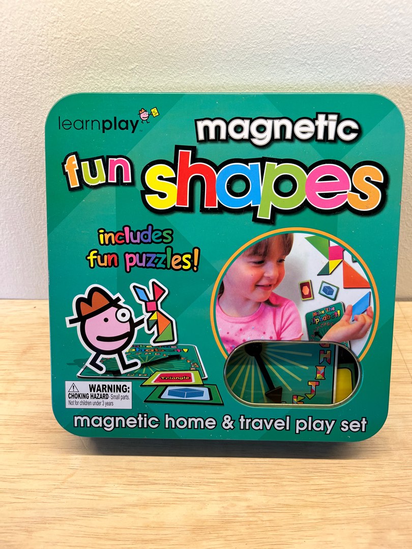 Magnetic Shapes, Hobbies & Toys, Toys & Games on Carousell