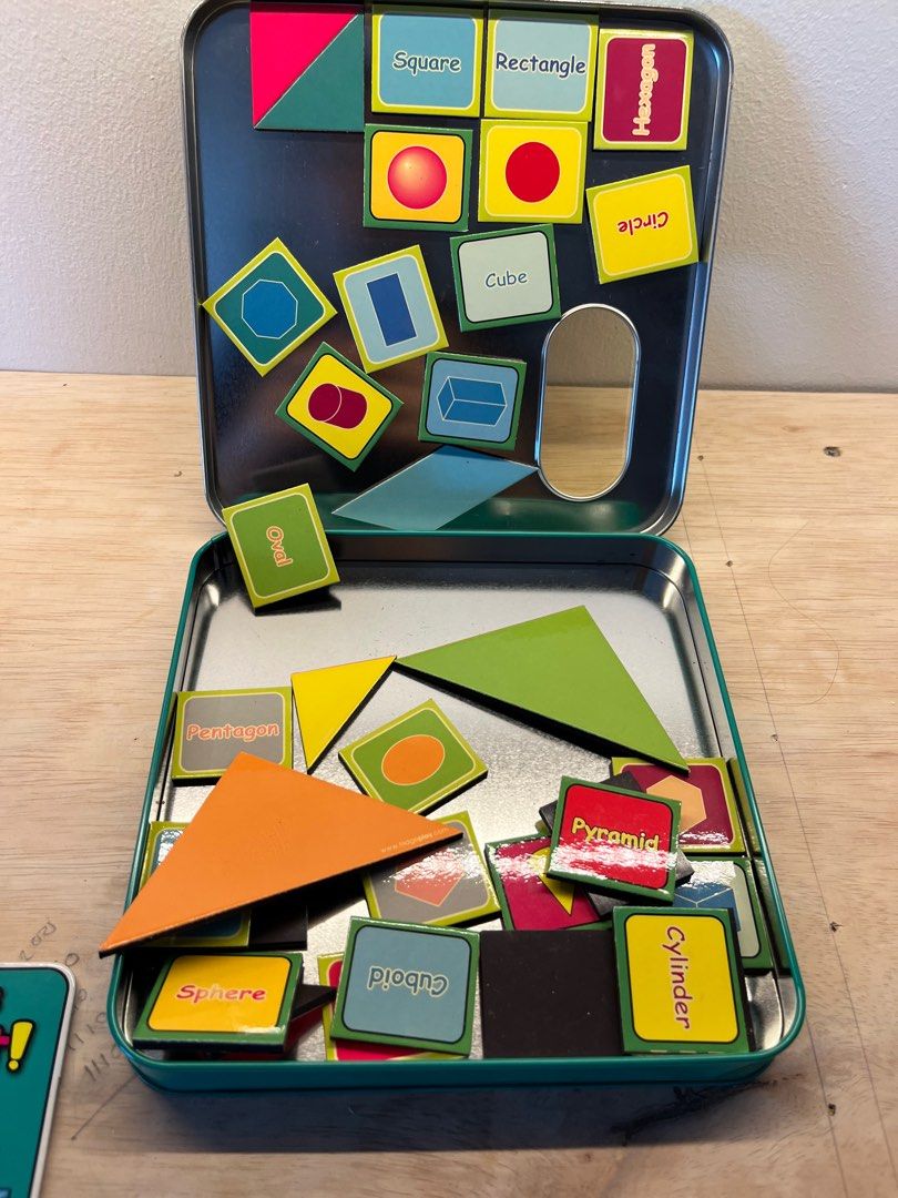 Magnetic Shapes, Hobbies & Toys, Toys & Games on Carousell