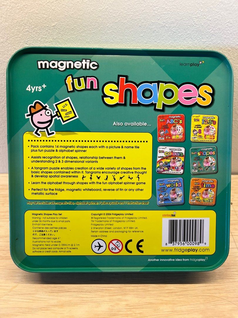 Magnetic Shapes, Hobbies & Toys, Toys & Games on Carousell