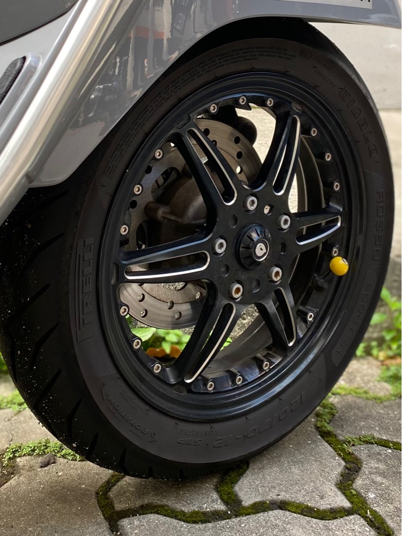Maru’s W126 Rims, Motorcycles, Motorcycle Accessories on Carousell