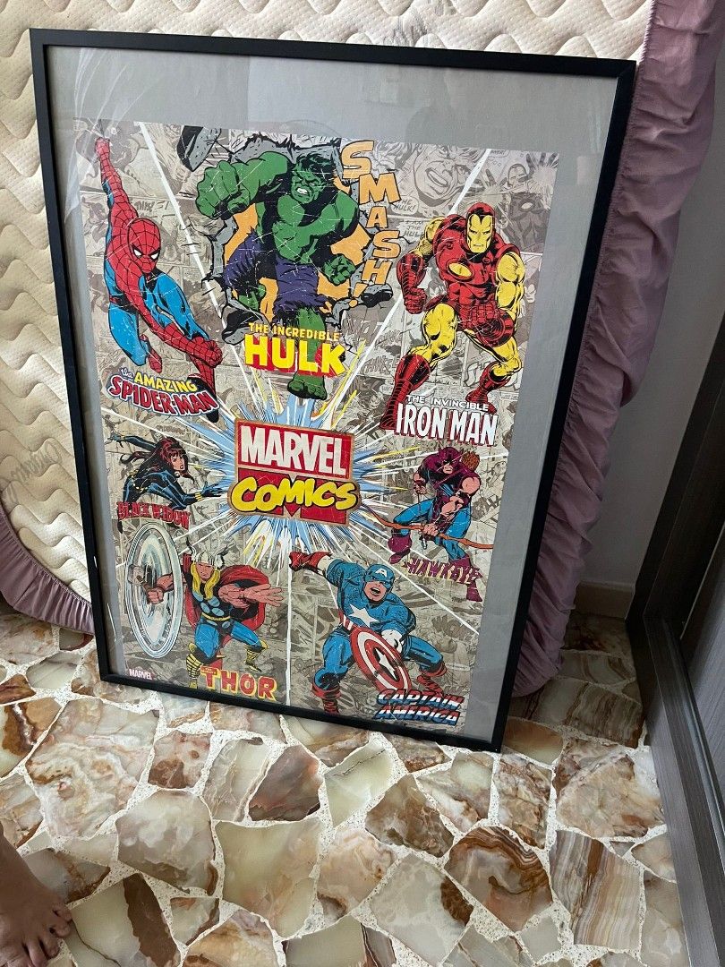 Marvel Avengers poster, Hobbies & Toys, Memorabilia & Collectibles ...
