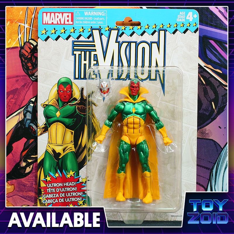 Marvel Legends Avengers Retro Collection Series Vision Vintage, Hobbies ...