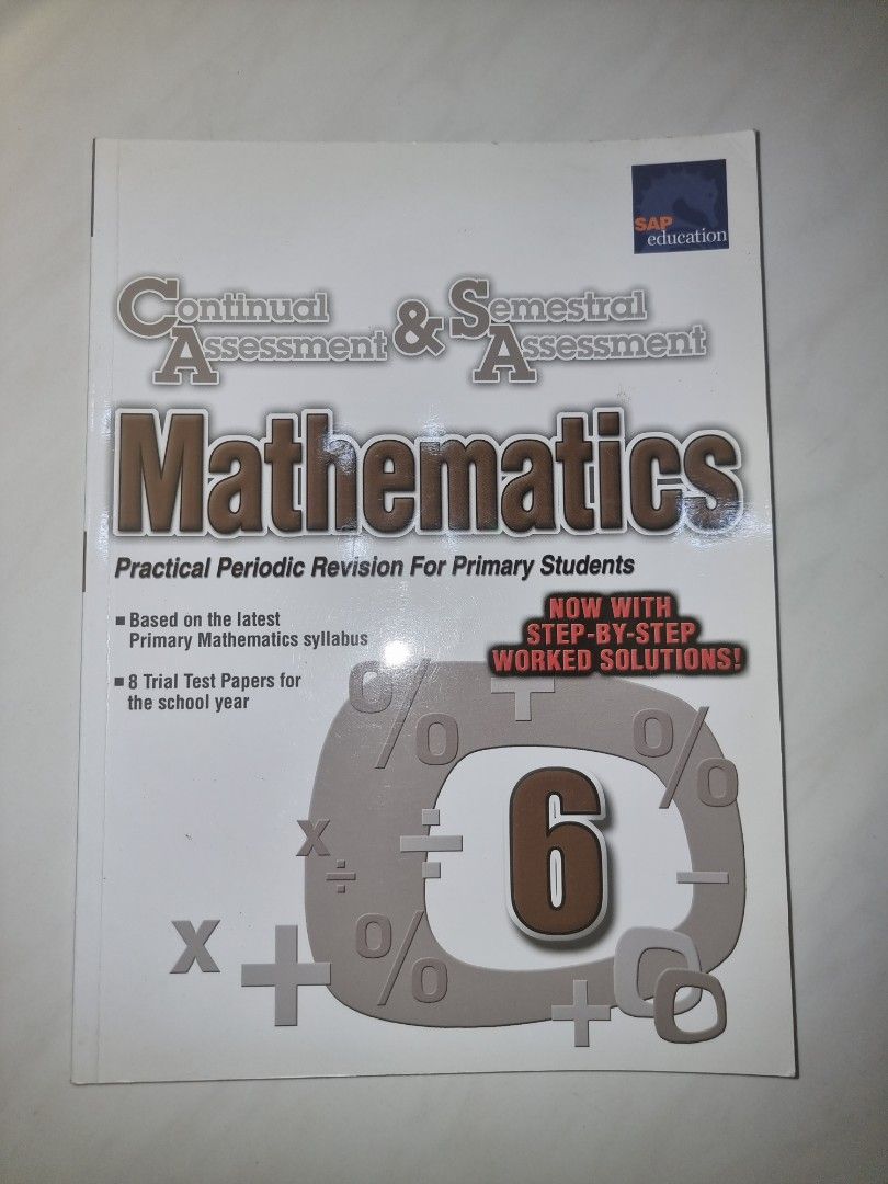 Mathematics primary 6, Hobbies & Toys, Books & Magazines, Assessment ...