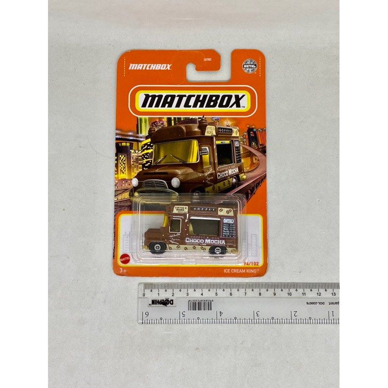 MBX Matchbox ICE CREAM KING Dark Brown Choco Mocha Cones Shakes Cold ...