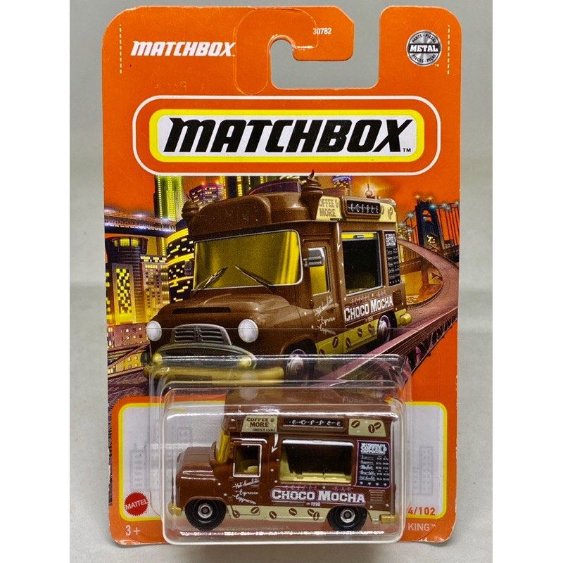 MBX Matchbox ICE CREAM KING Dark Brown Choco Mocha Cones Shakes Cold ...