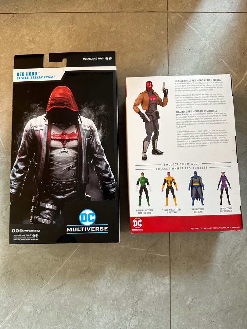 McFarlane & DC Essentials Red Hood set, Hobbies & Toys, Toys & Games on ...