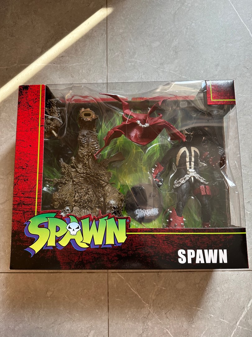 McFarlane Spawn With Throne, Hobbies & Toys, Toys & Games on Carousell
