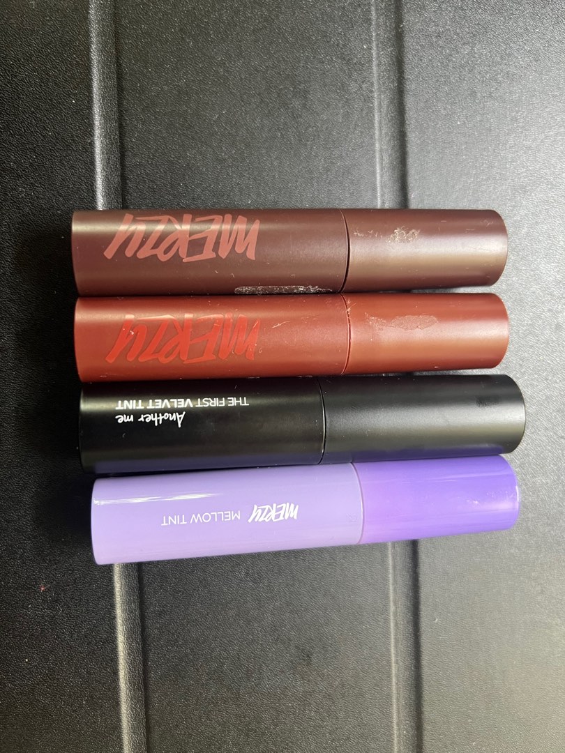 Merzy lip tints 2, Beauty & Personal Care, Face, Makeup on Carousell