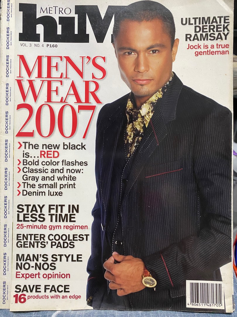 Metro Him / Derek Ramsay, Hobbies & Toys, Books & Magazines, Magazines ...