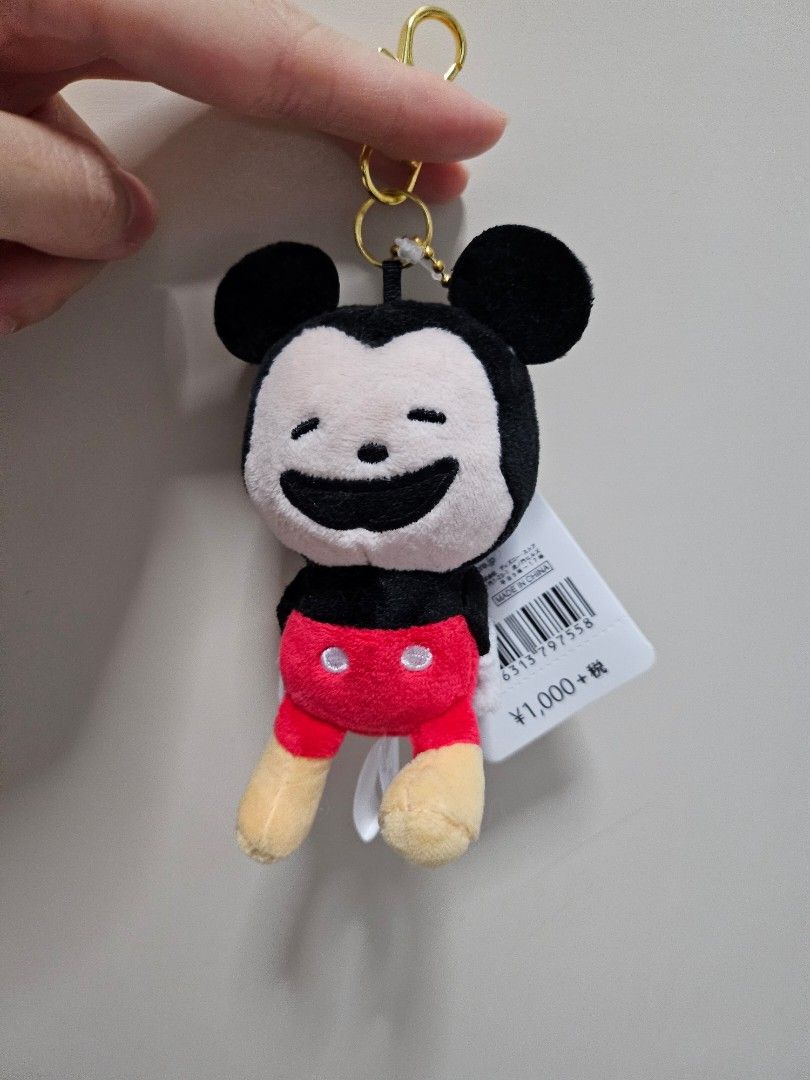 Mickey plush keychain, Hobbies & Toys, Memorabilia & Collectibles, Fan ...