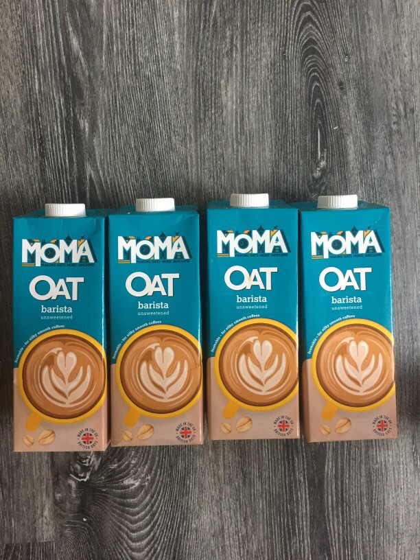 Moma OAT (milk) drink with added calcium and vitamins. Clean no pet ...