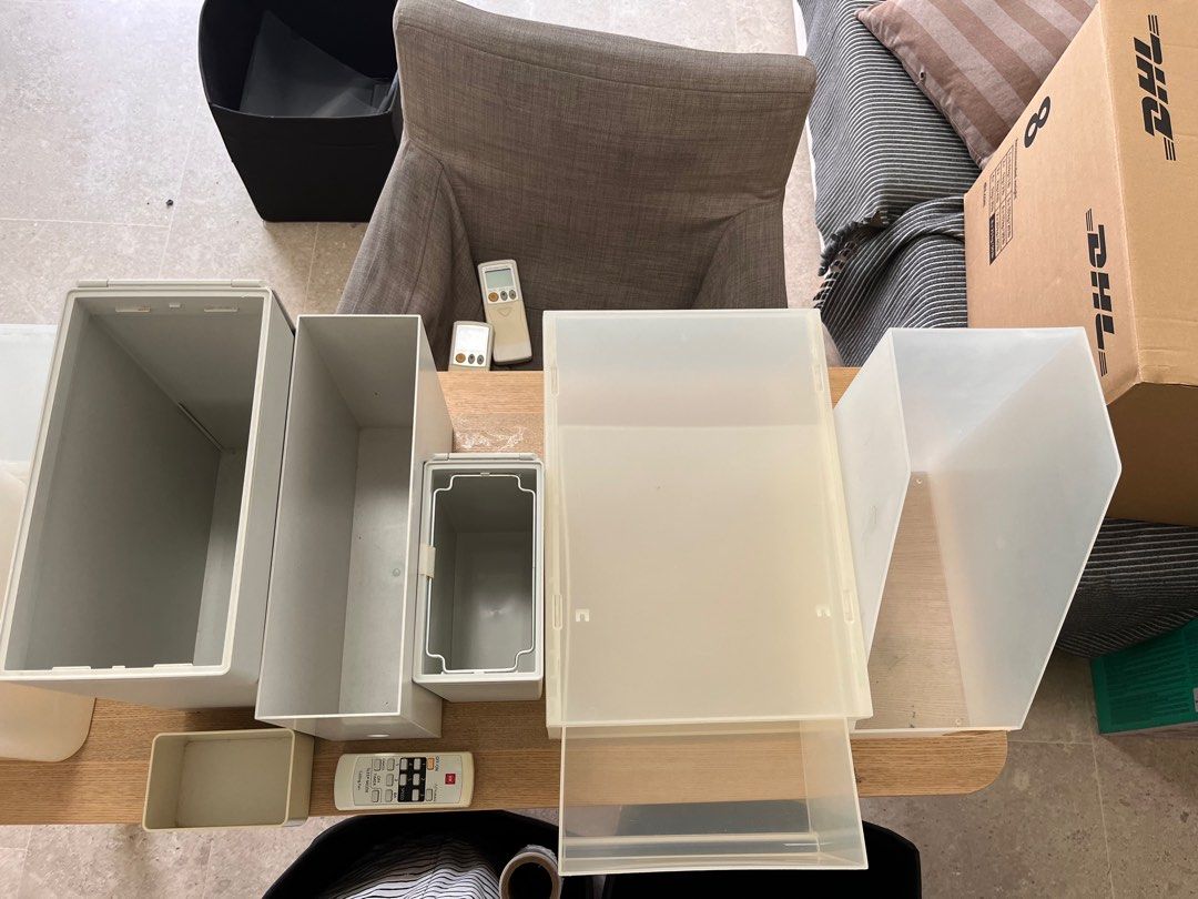 MUJI / box / container/ archive box / storage / polypropylene ...