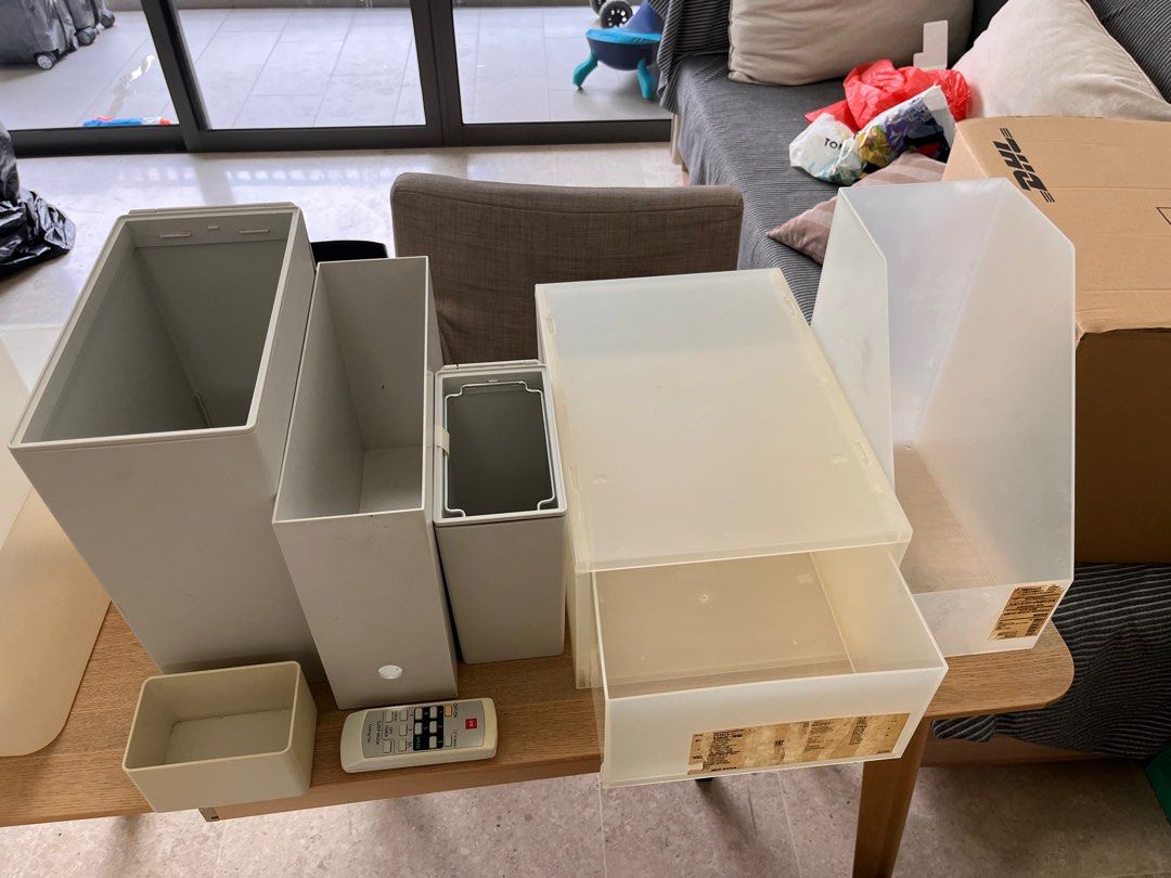 MUJI / box / container/ archive box / storage / polypropylene ...