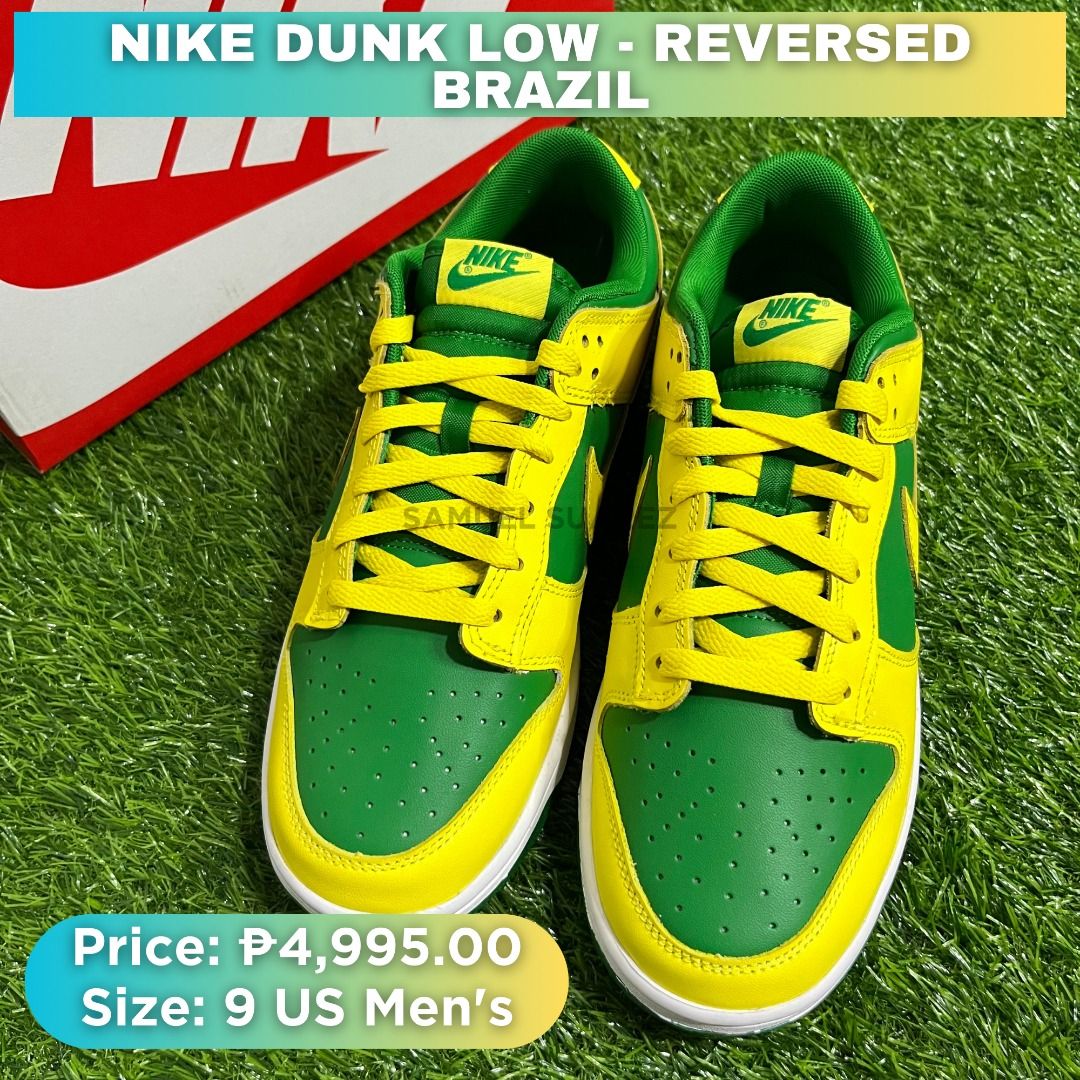 NIKE DUNK LOW - REVERSED BRAZIL, Men's Fashion, Footwear, Sneakers on ...