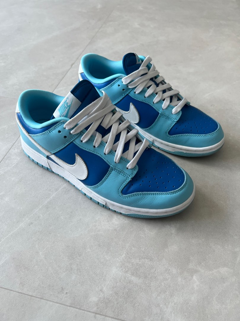 Nike Dunk Low Retro QS - Argon Blue, Men's Fashion, Footwear, Sneakers ...