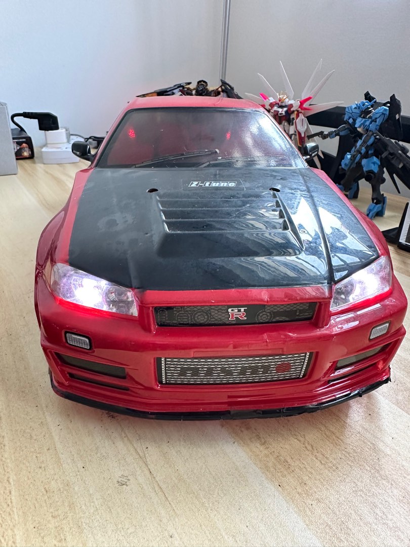 Nissan GTR R34 TT01 Drift Spec, Hobbies & Toys, Toys & Games on Carousell