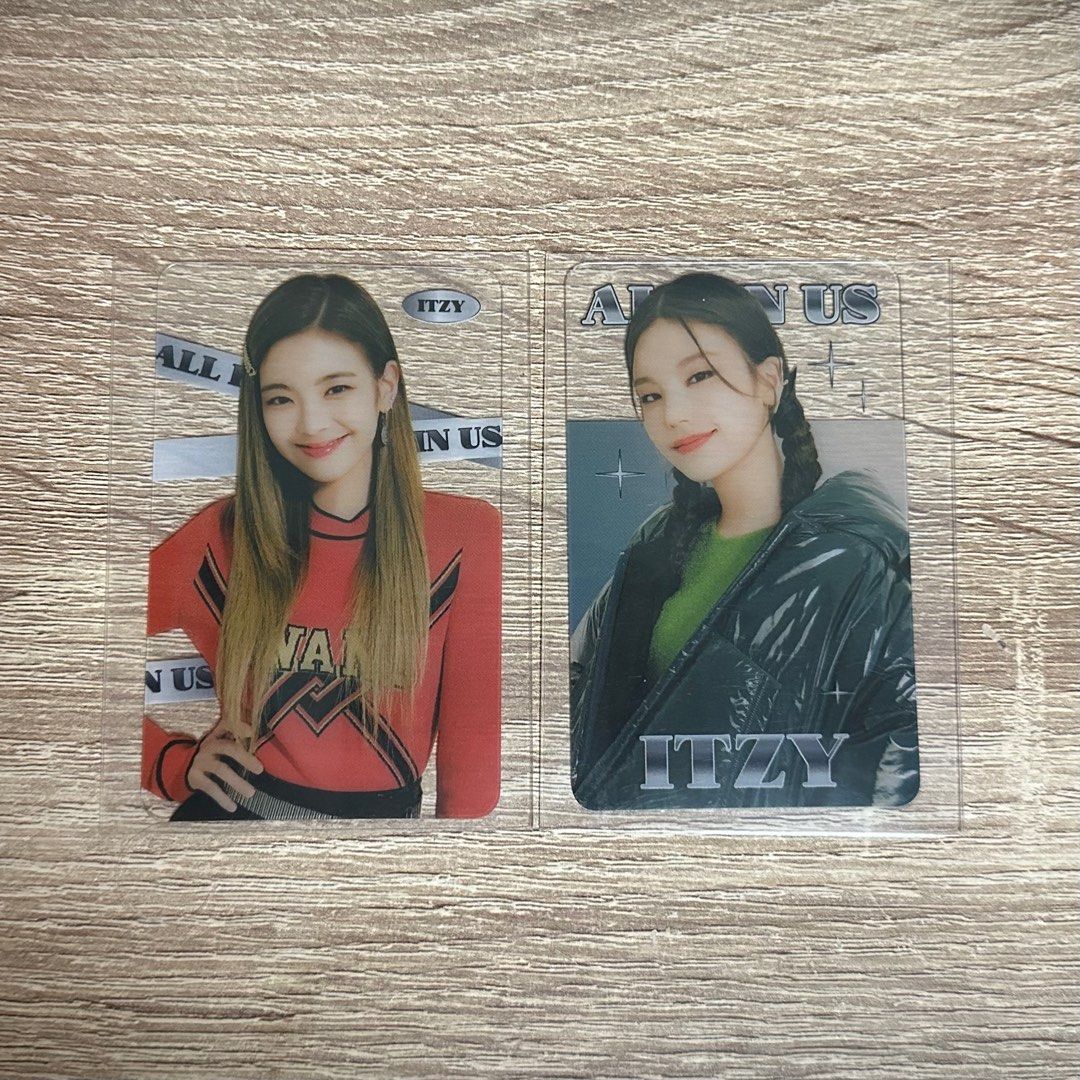 (NM incl.) ITZY Lia Yeji Transparent Photocard pc, Hobbies & Toys ...