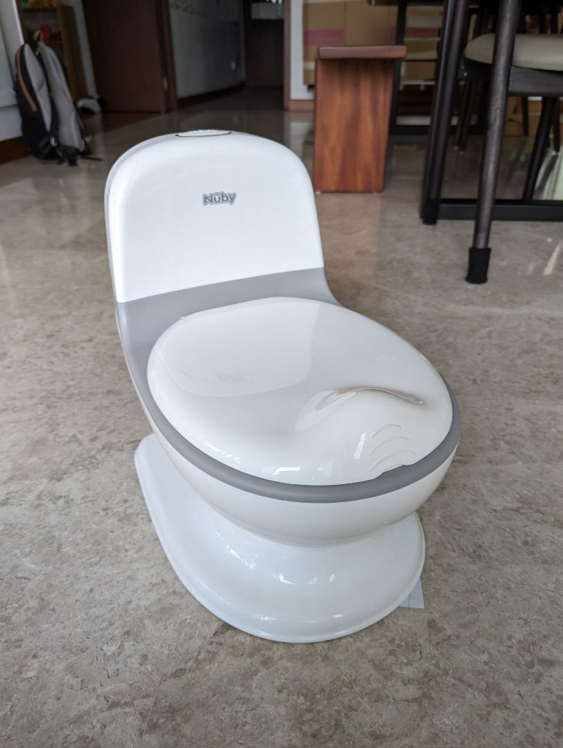 Nuby My Real Potty with flush-like sound, Babies & Kids, Bathing ...