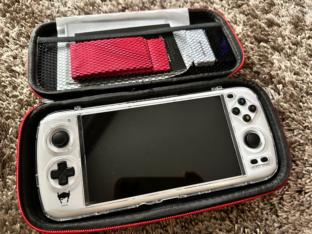 Odin Pro Like New! White console installed with games!, Video Gaming ...