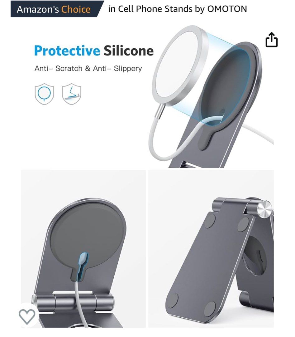 Omotion MagSafe charger stand original from Amazon, Mobile Phones ...