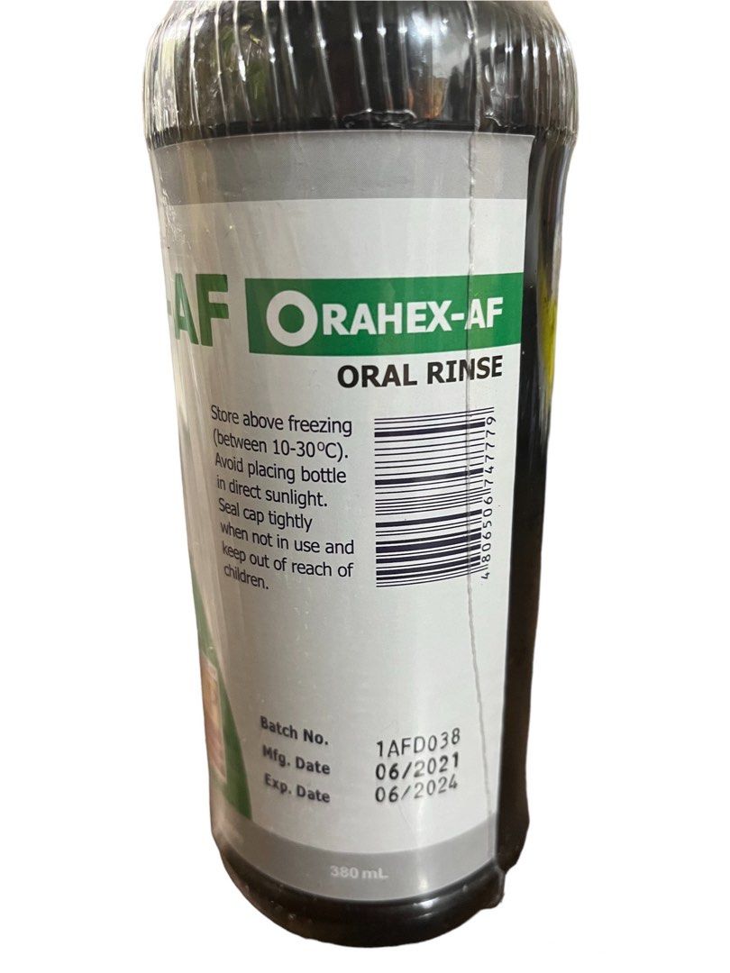 Oral rinse orahex-AF, Beauty & Personal Care, Oral Care on Carousell