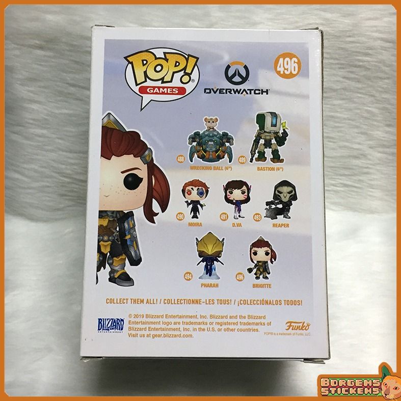 Original Funko Pop! Overwatch - Brigitte No. 496 - Vinyl Figure ...