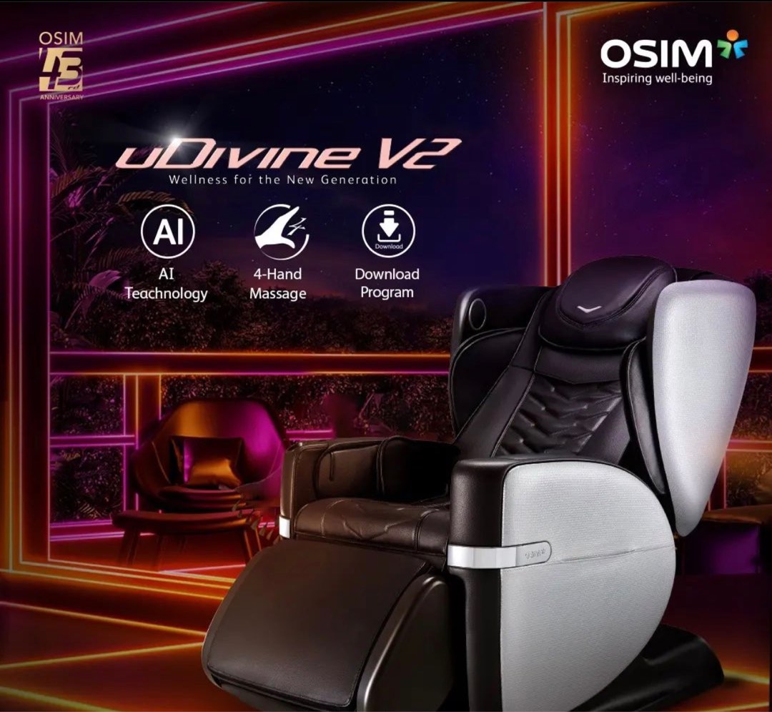OSIM uDivine V2, Health & Nutrition, Massage Devices on Carousell