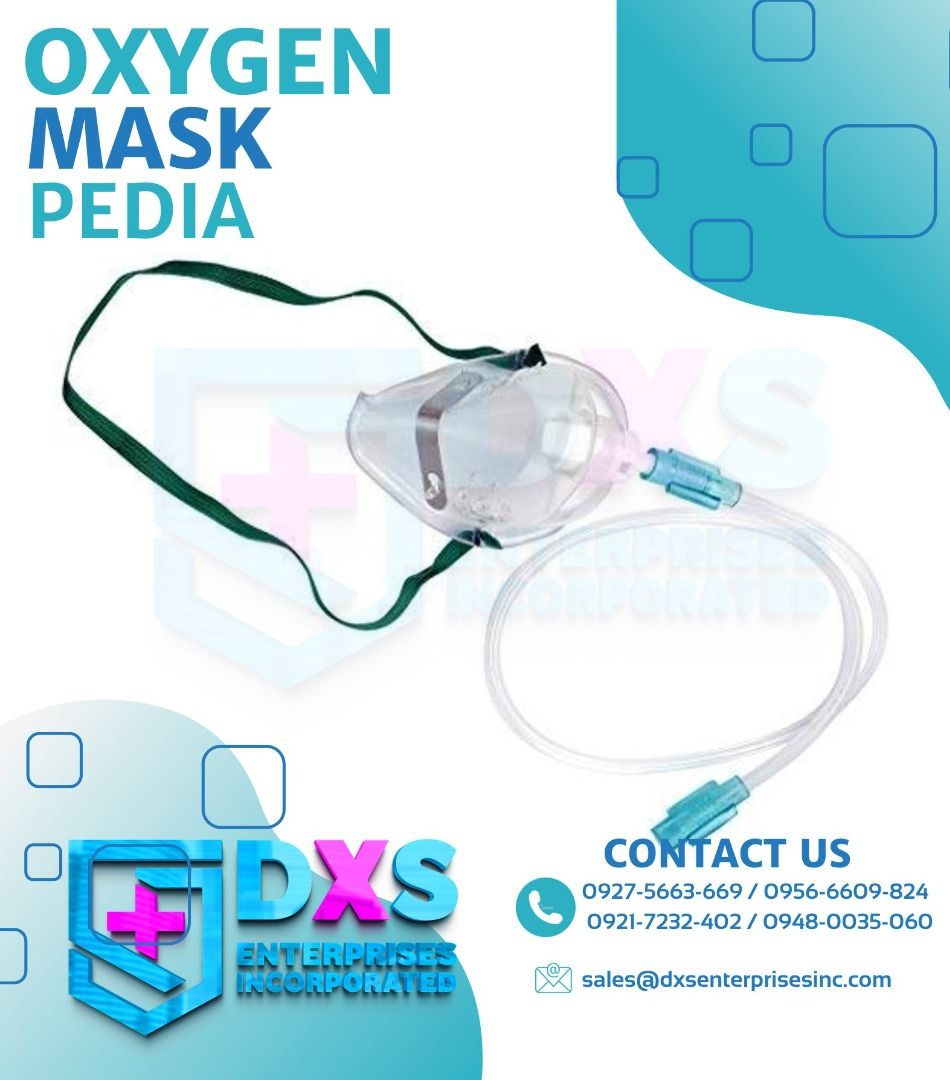 OXYGEN MASK PEDIA, Health & Nutrition, Face Masks & Face Shields on ...