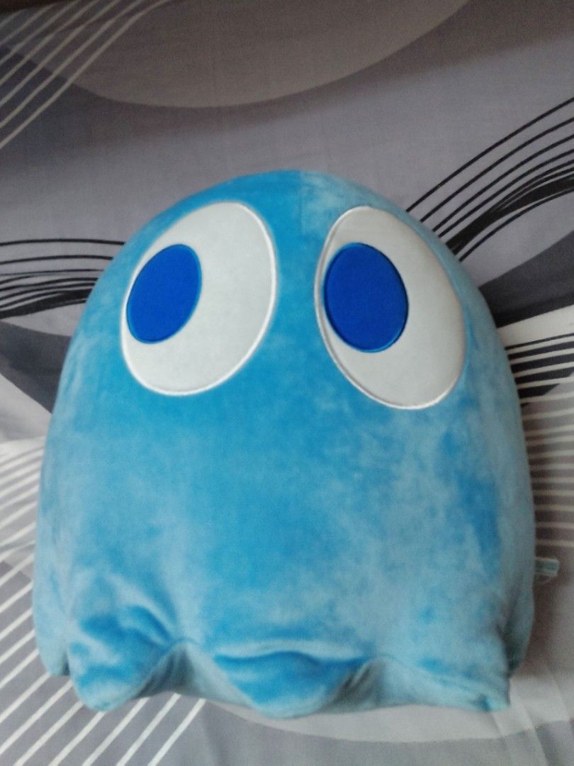 Pacman blue ghost plushie, Hobbies & Toys, Toys & Games on Carousell